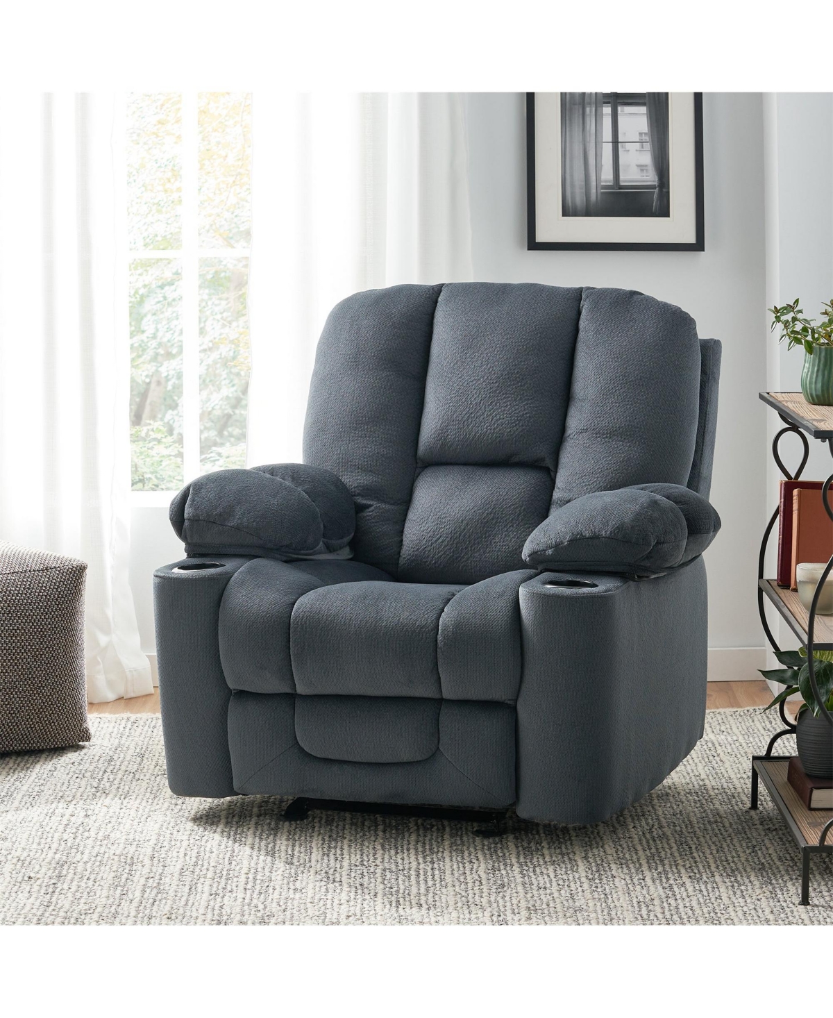 Click here for Clihome Manual Recliner Chair with Cup Holders  Ch... prices