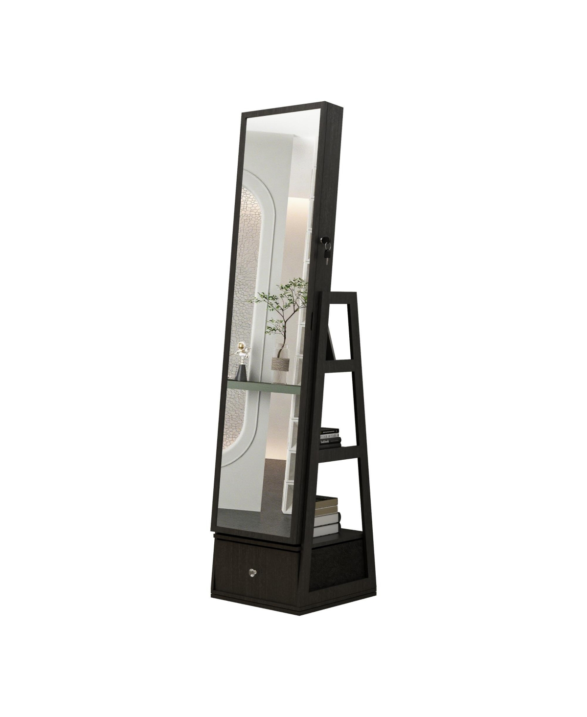 Click here for Rainsken 360° Swivel Jewelry Cabinet  Standin... prices