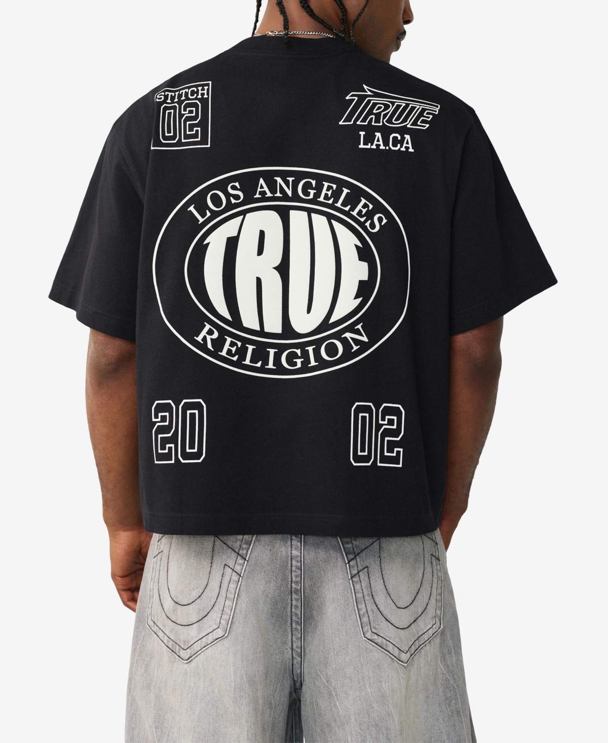 Click here for True Religion Mens Short-Sleeve Crewneck T-Shirt -... prices