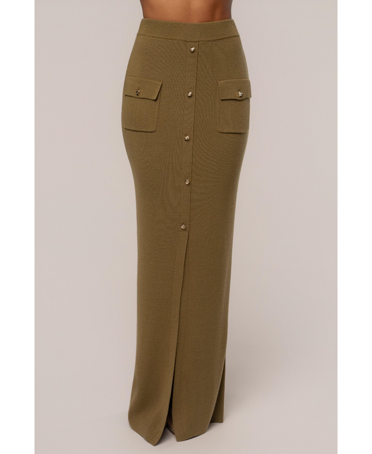 Click here for Jluxlabel Womens Fall Bliss Maxi Skirt - Green prices