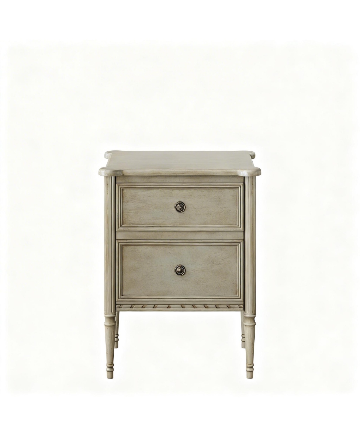 Click here for Yigii Wood 2 Drawer Farmhouse Nightstand with Anti... prices