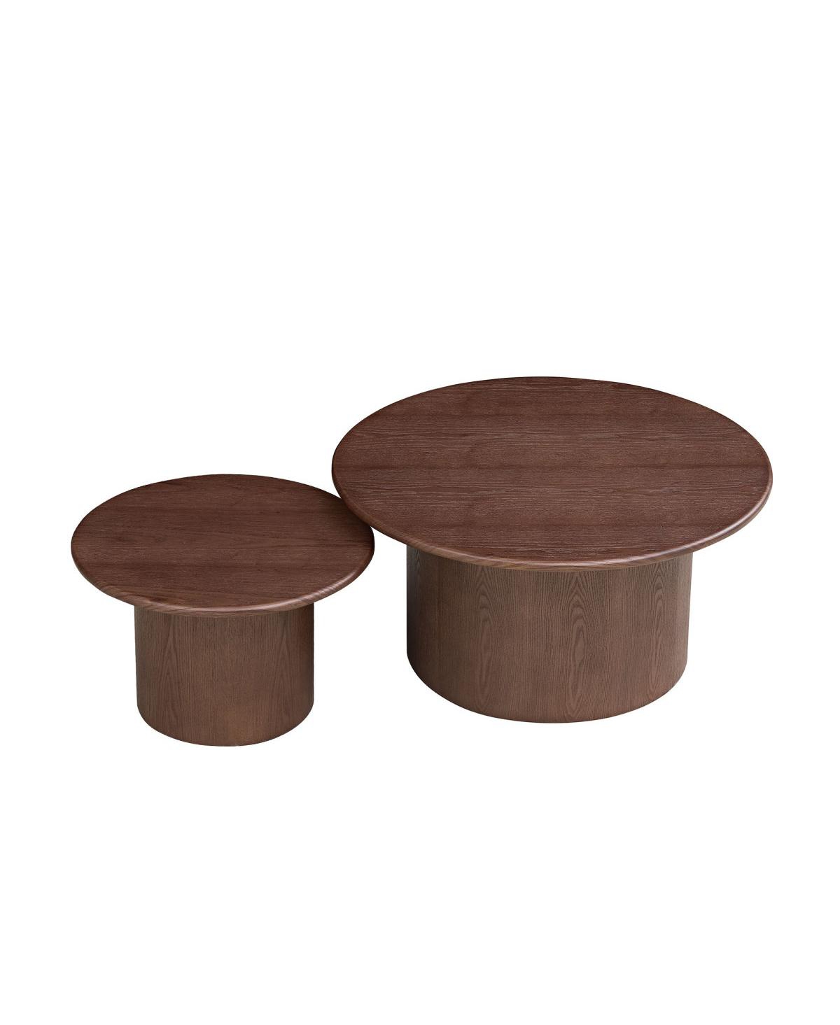 Click here for Streamdale Furniture Coffee Table Set of 2  Round... prices