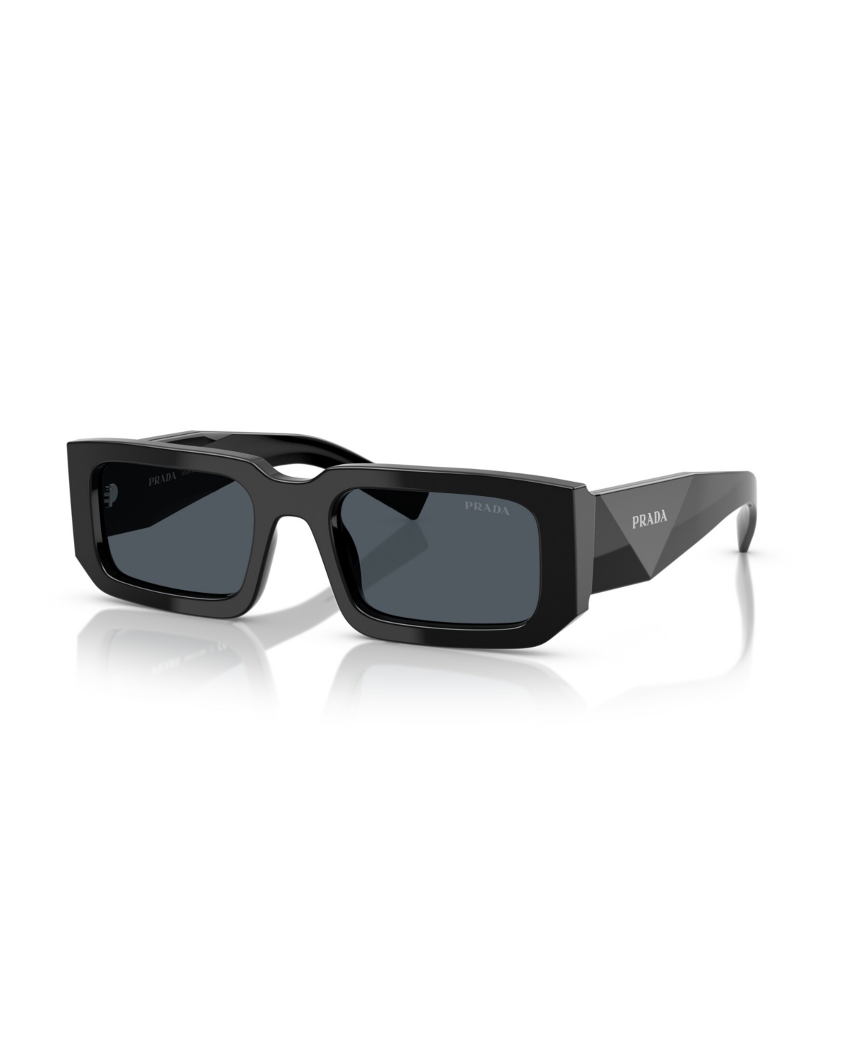 Click here for Prada Mens Rectangle Sunglasses  Pr 06YS - Black prices