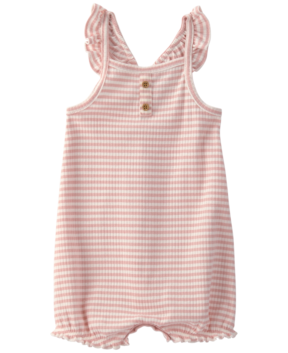 Click here for Carters Baby Girls Striped Sleeveless Romper - Pin... prices