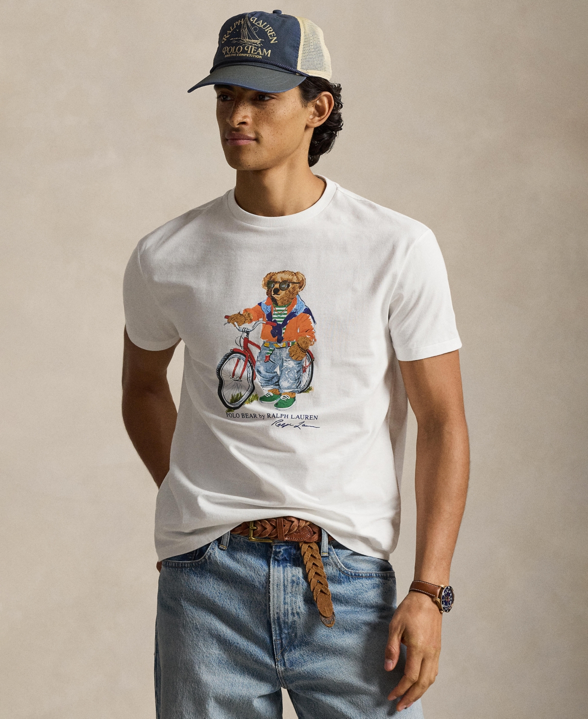 Click here for Polo Ralph Lauren Mens Short-Sleeve T-Shirt - Whit... prices
