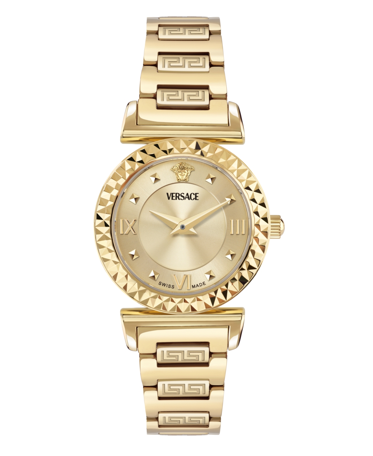 Click here for Versace Womens Mini Vanity Ip Yellow Gold Stainles... prices