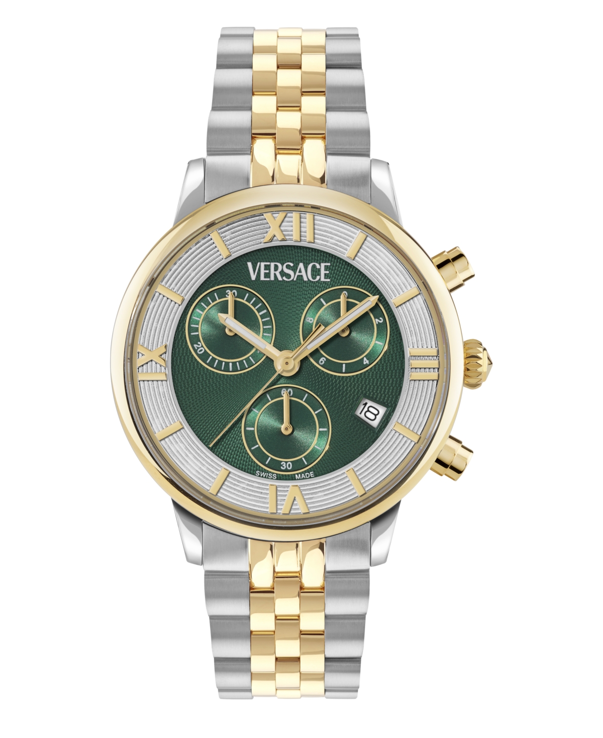 Click here for Versace Womens Classic Two-Tone Stainless Steel Br... prices