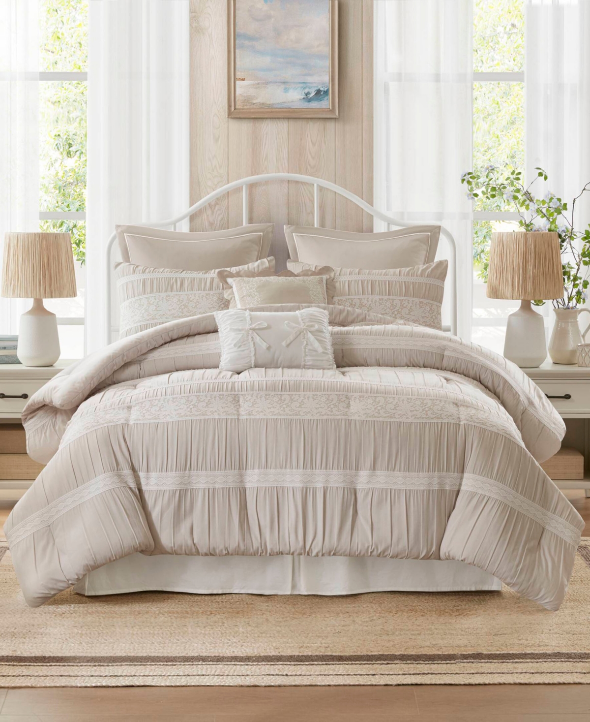 Click here for Madison Park Perryn Jacquard 7-Pc. Comforter Set... prices