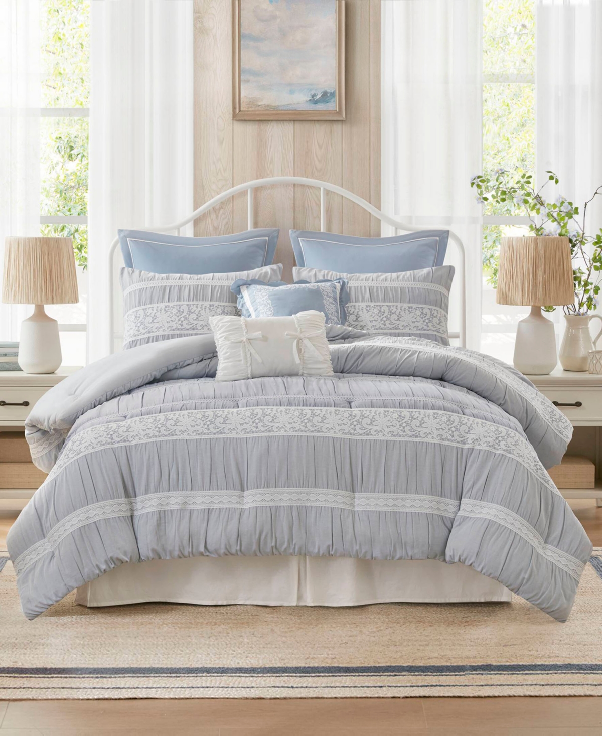 Click here for Madison Park Perryn Jacquard 7-Pc. Comforter Set... prices