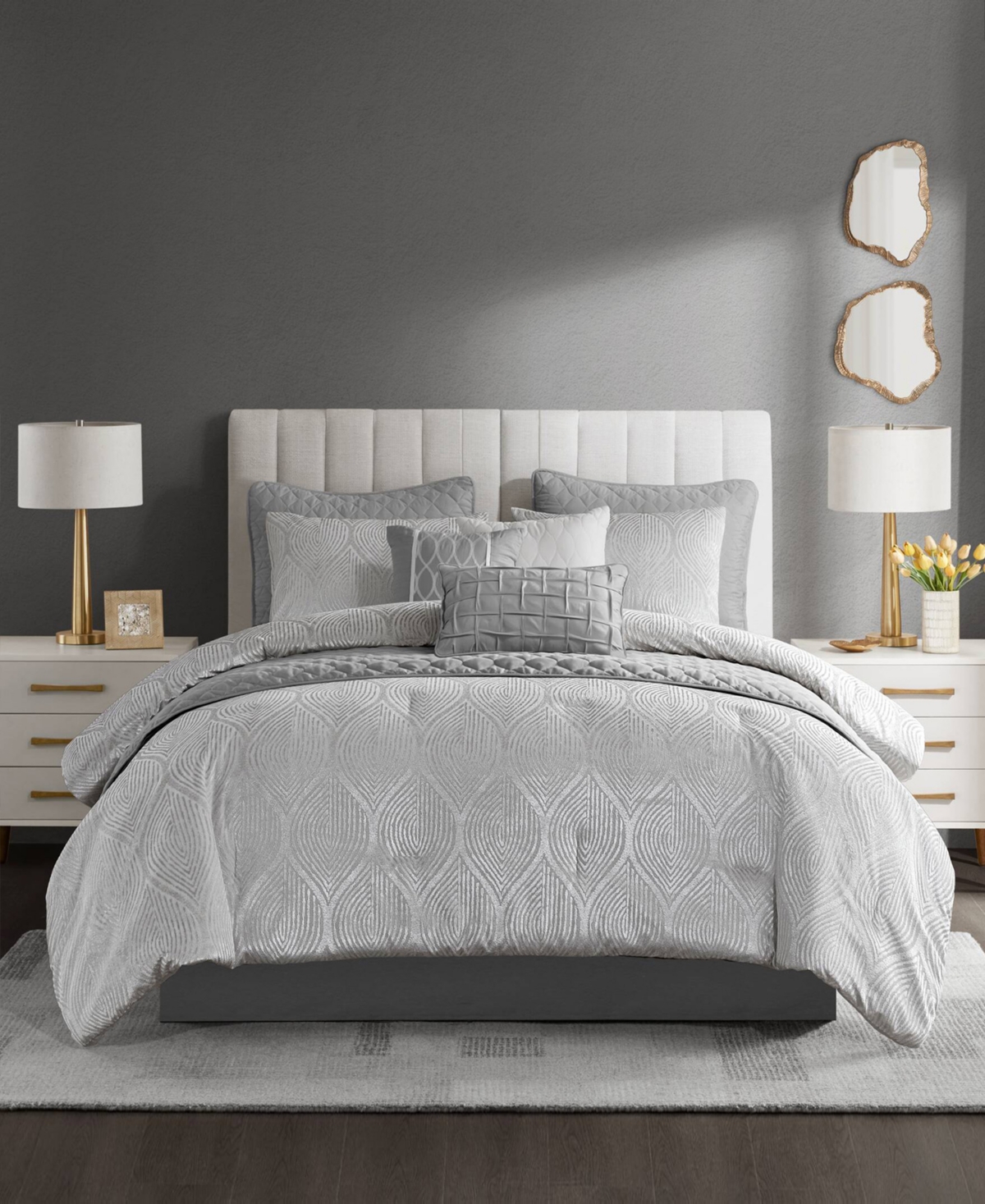 Click here for Madison Park Nocturne Jacquard 10-Pc. Comforter Se... prices