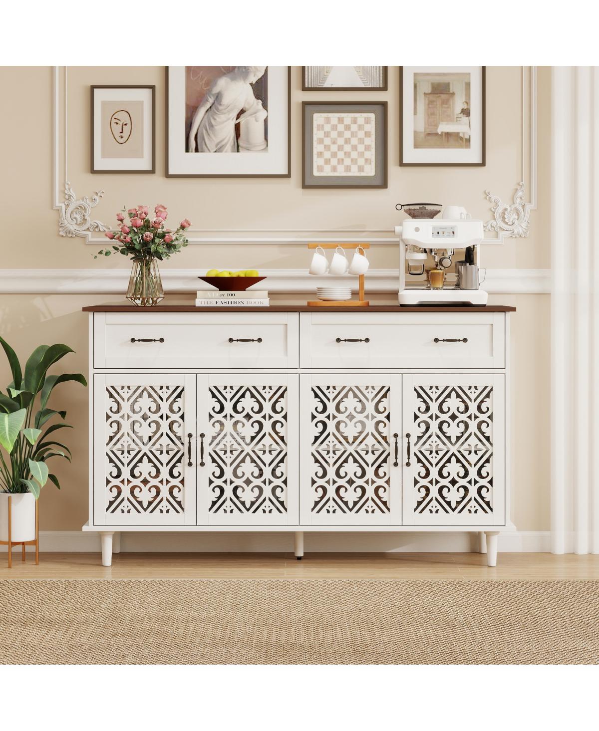 Click here for Streamdale Furniture Vintage Sideboard Buffet Cabi... prices