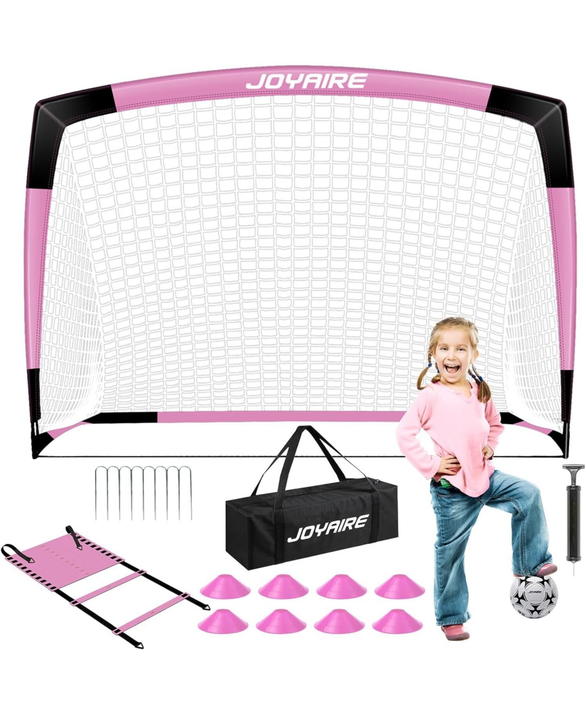 Click here for Joyaire Pro-Grade 6x4ft Kids Pop-Up Soccer Goal -... prices