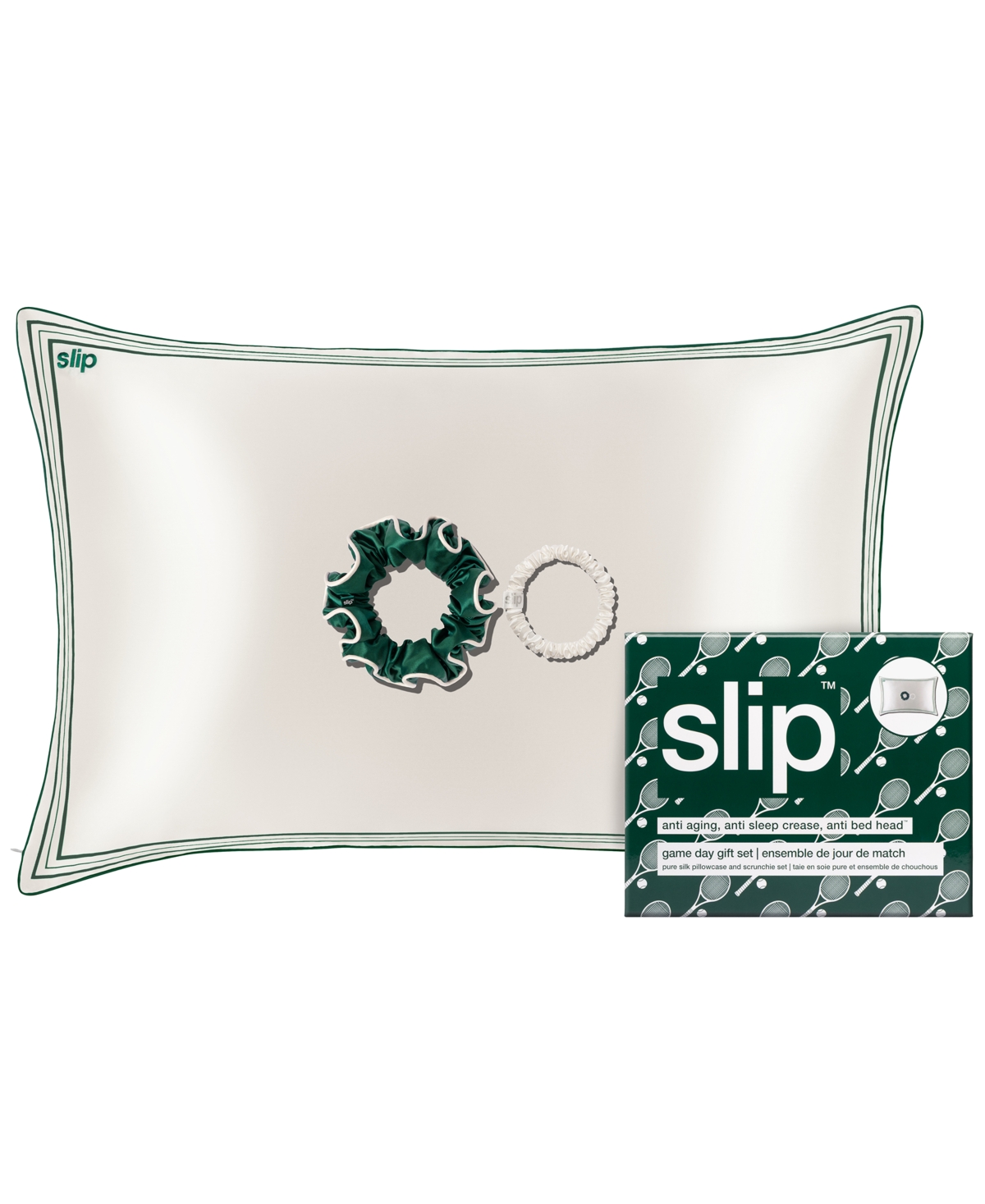 Click here for Slip 3-Pc. Pure Silk Queen Pillowcase and Scrunchi... prices