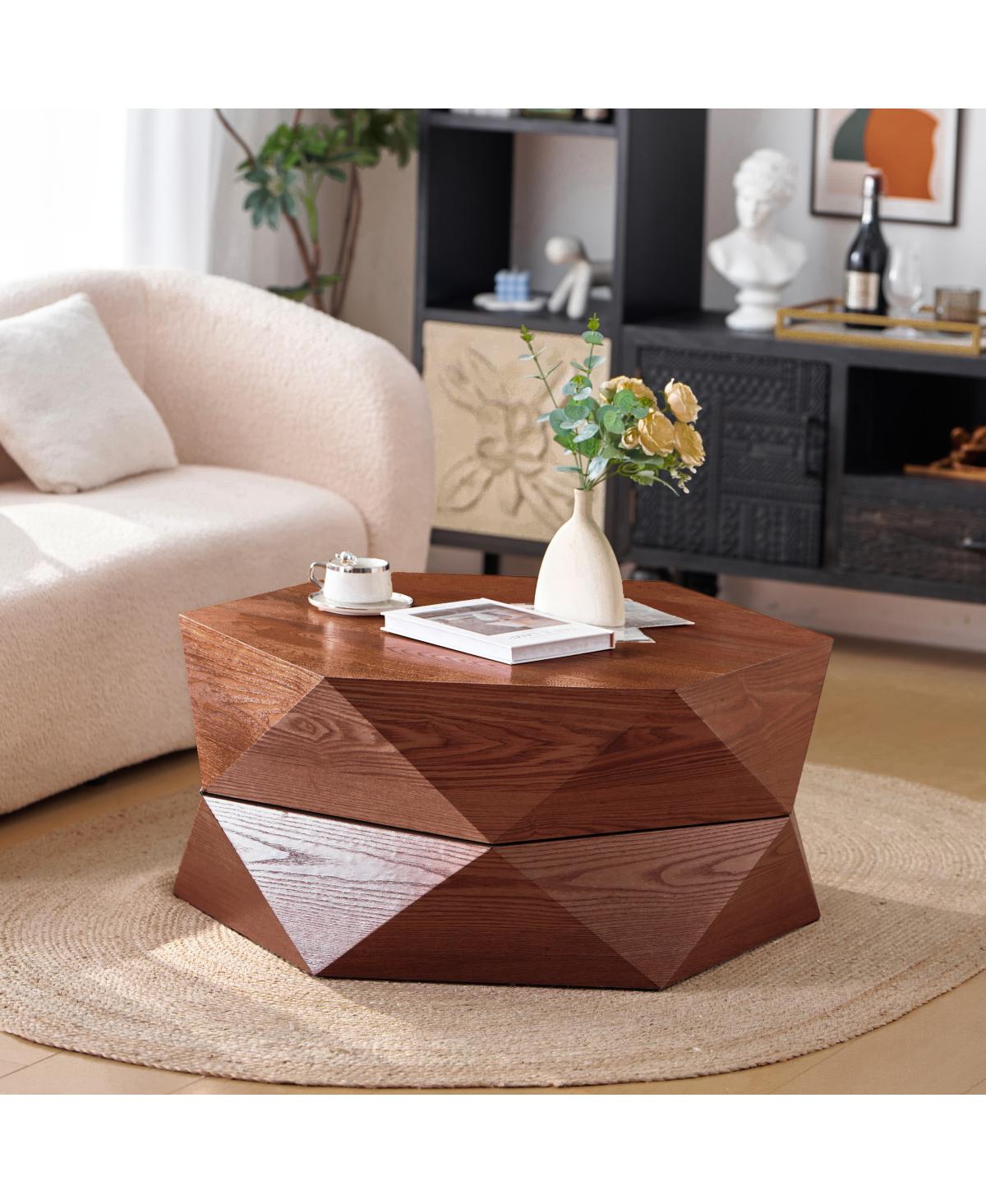 Click here for Streamdale Furniture Retro Polygon Flip Top Coffee... prices