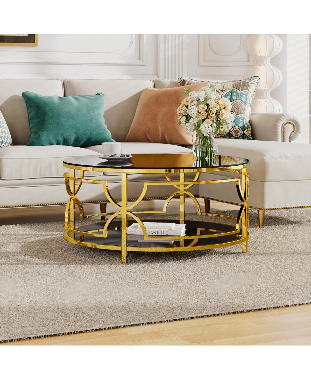 Click here for Streamdale Furniture Streamdale Round Tempered Gla... prices