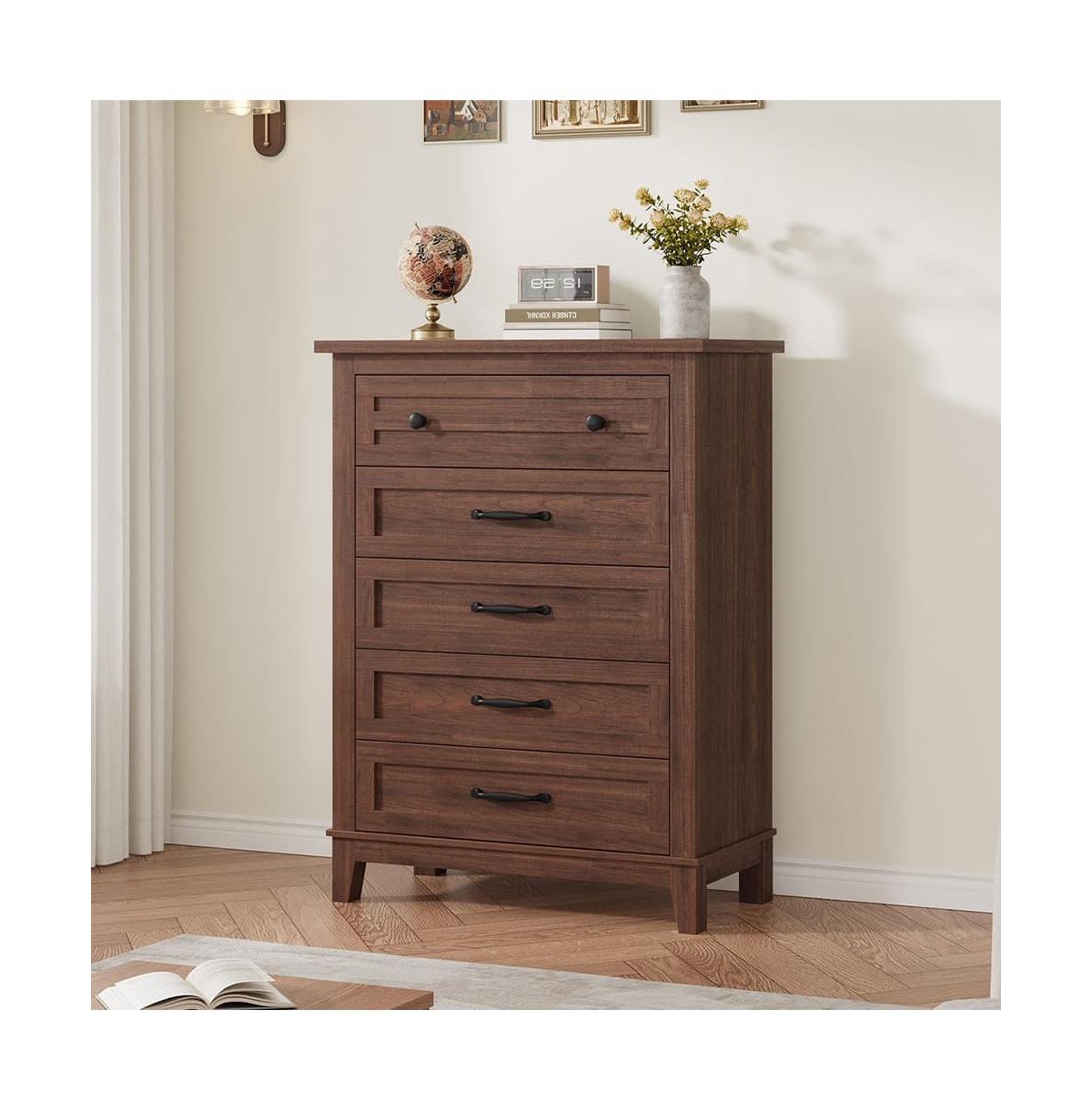 Click here for gaomon 5 Dresser for Bedroom  41.3 in Tall Vertica... prices