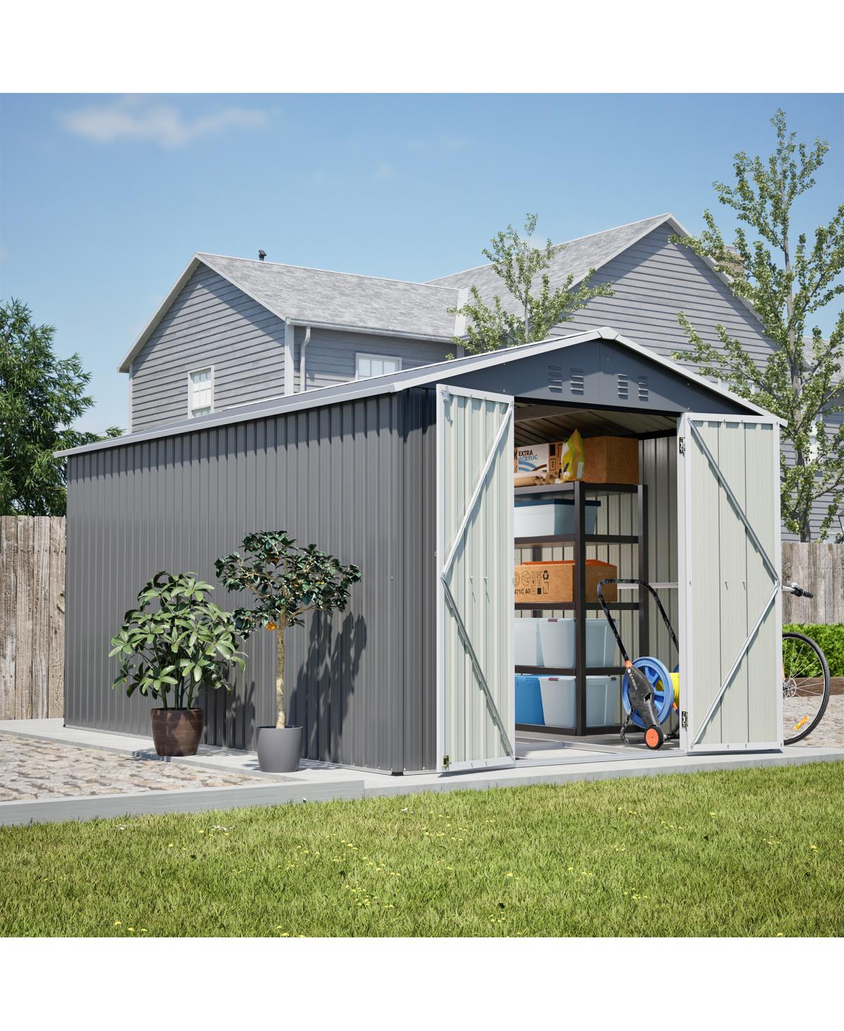 Click here for Streamdale Furniture 8x12 Ft Outdoor Storage Shed... prices