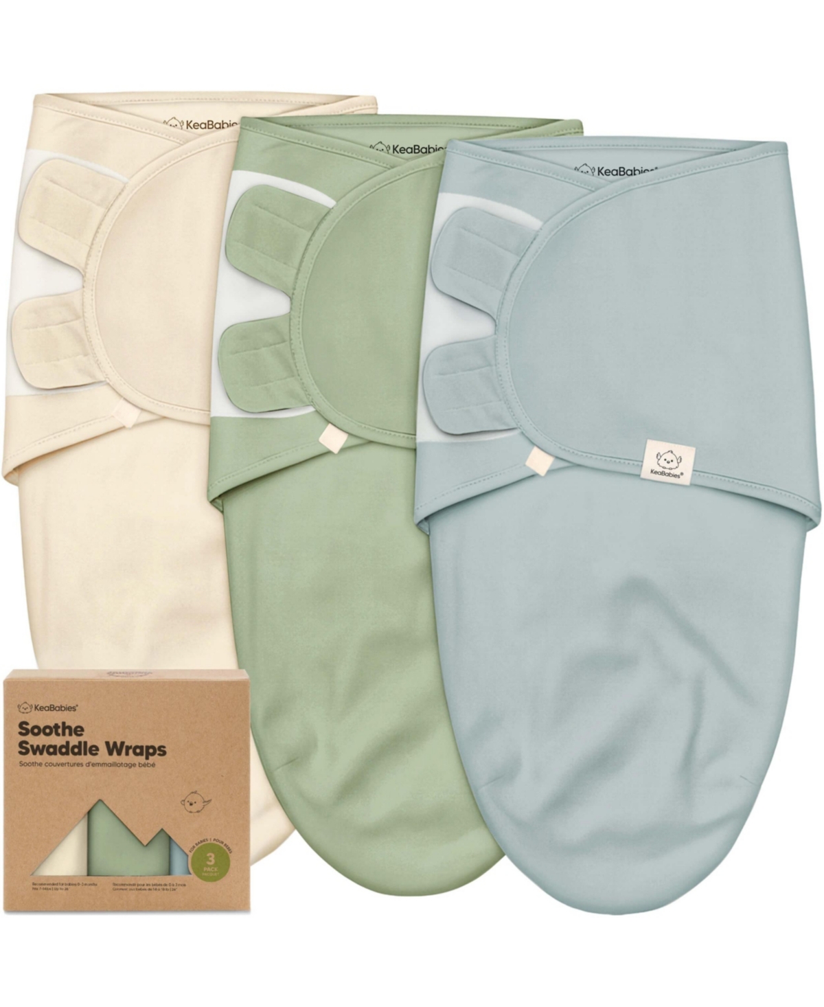 Click here for KeaBabies 3pk Soothe Baby Swaddle  Organic Baby Sw... prices