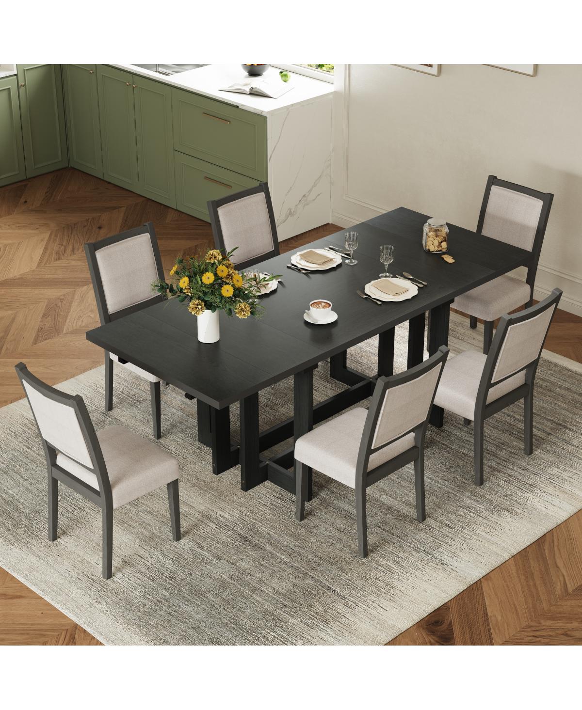 Click here for Streamdale Furniture Rustic 82" Extendable Di... prices