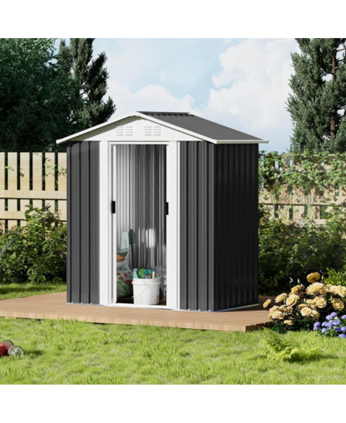 Click here for Streamdale Furniture Outdoor Storage Shed With Alu... prices