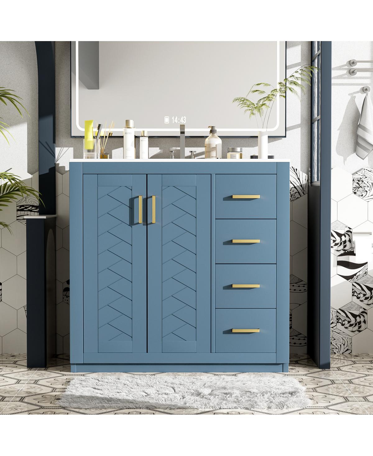 Click here for Sillysis 36" Bathroom Vanity with Ceramic Sin... prices