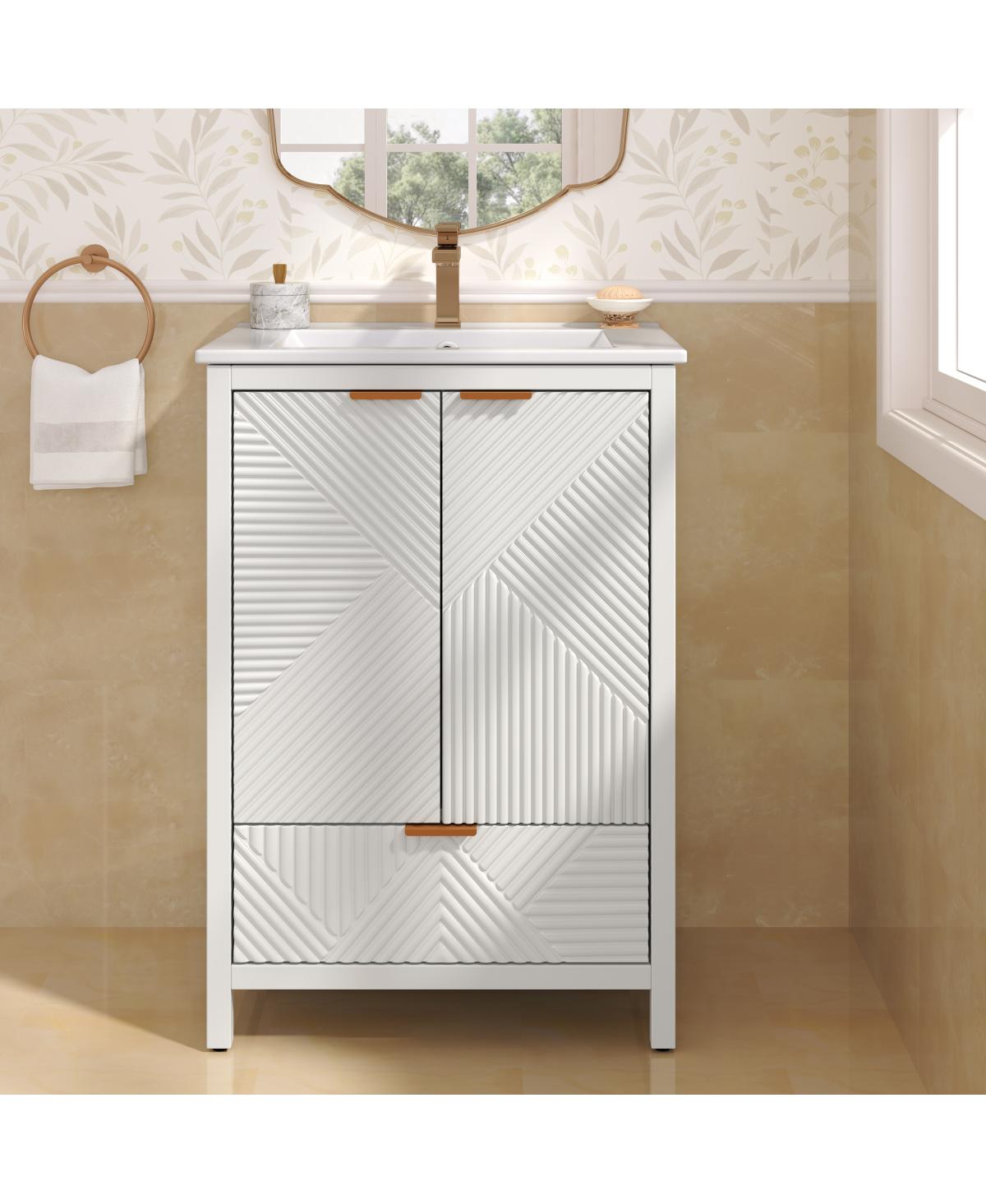 Click here for Sillysis 24" Bathroom Vanity with Ceramic Sin... prices