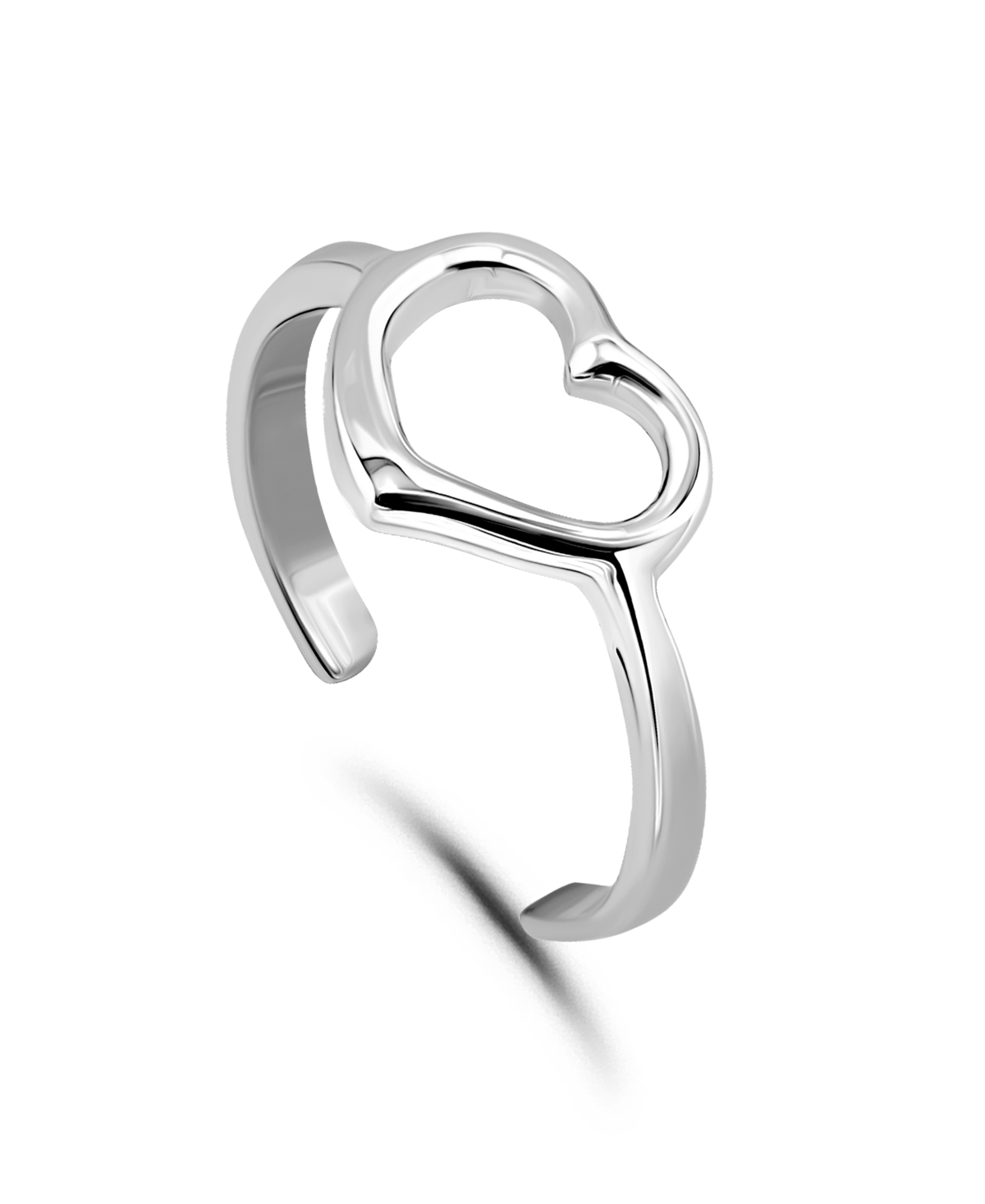 Click here for Giani Bernini Open Heart Polish Adjustable Toe Rin... prices