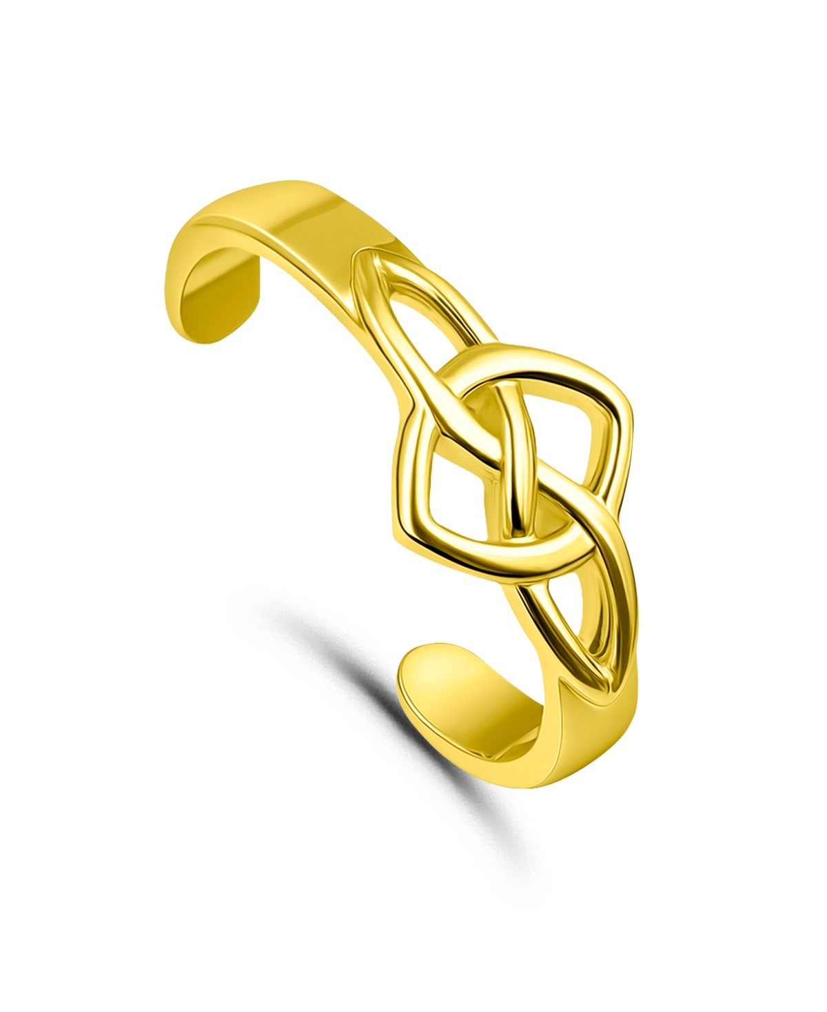 Click here for Giani Bernini Celtic Sign Adjustable Toe Ring. 18k... prices