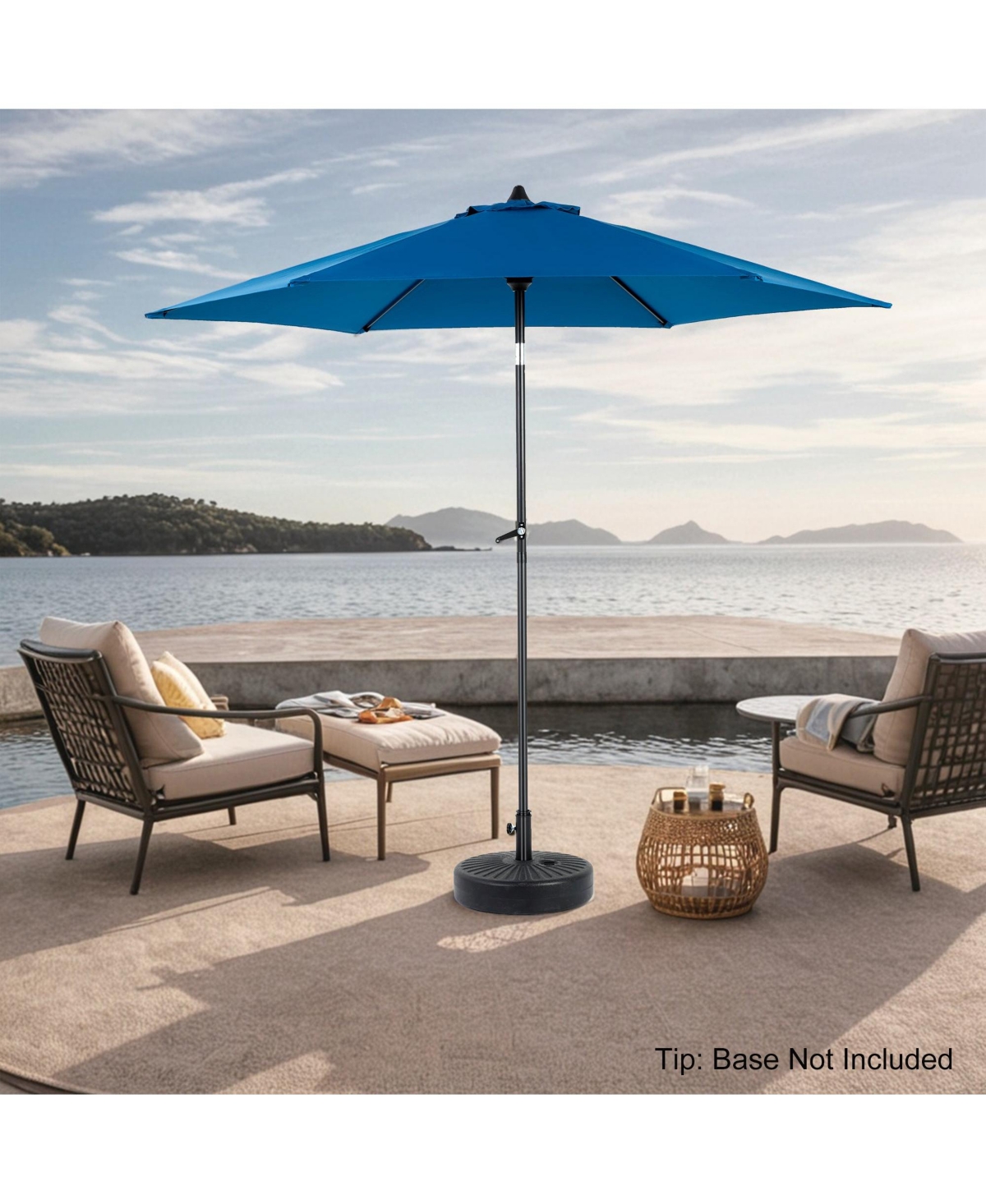 Click here for Clihome 9FT Outdoor Patio Umbrella Outdoor Table U... prices