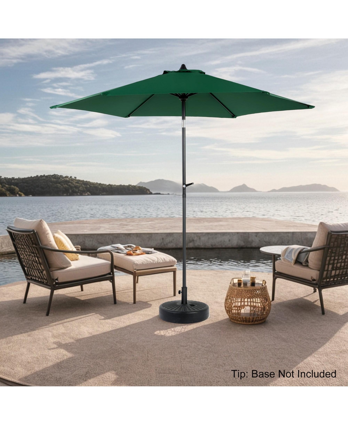 Click here for Clihome 9FT Outdoor Patio Umbrella Outdoor Table U... prices