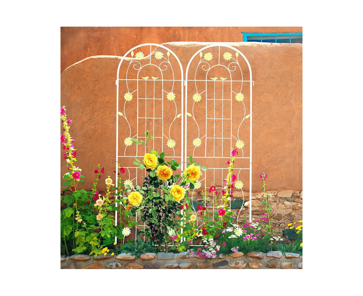 Click here for sumyeg 2 Pack Metal Garden Trellis 71" x 19.7... prices