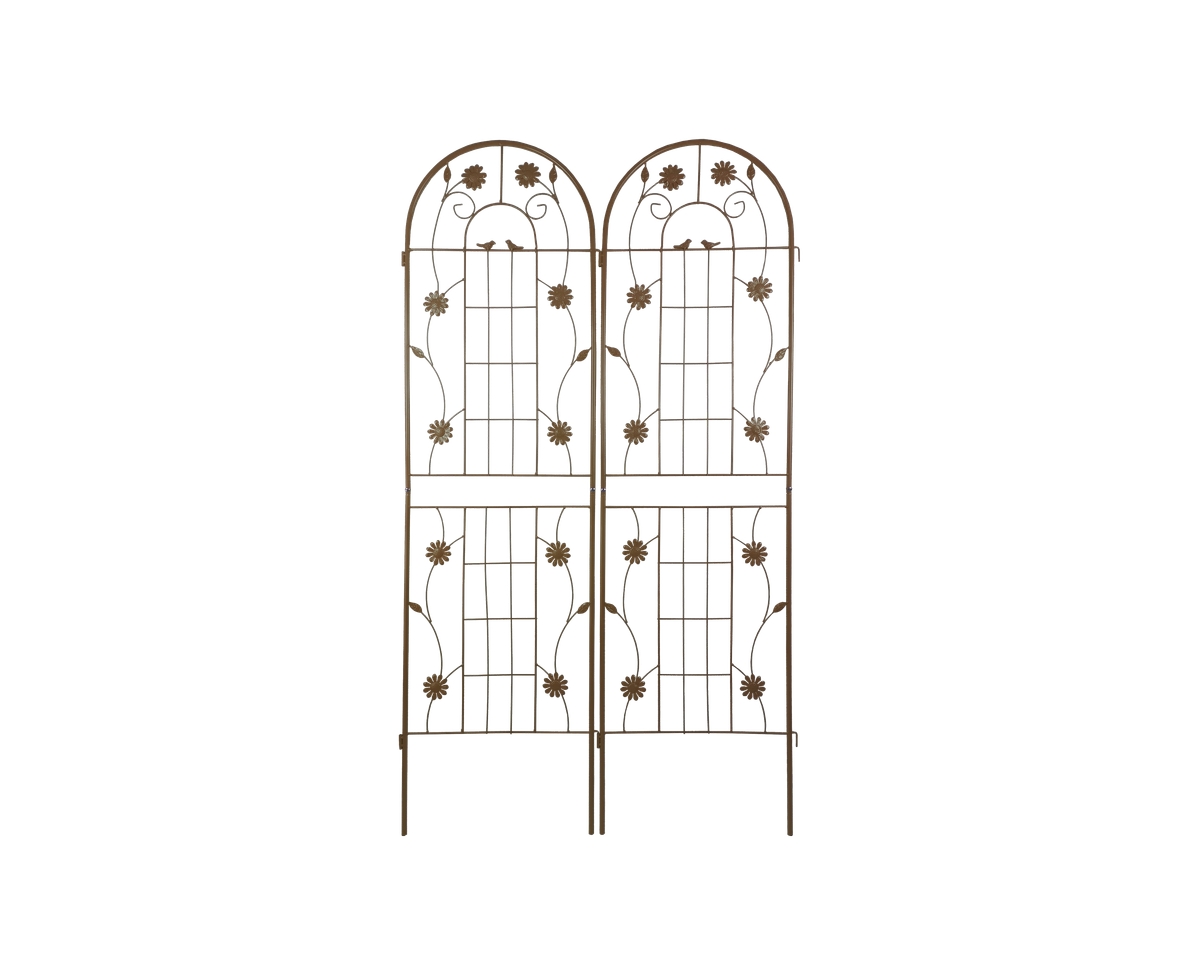 Click here for sumyeg 2 Pack Metal Garden Trellis 71" x 19.7... prices