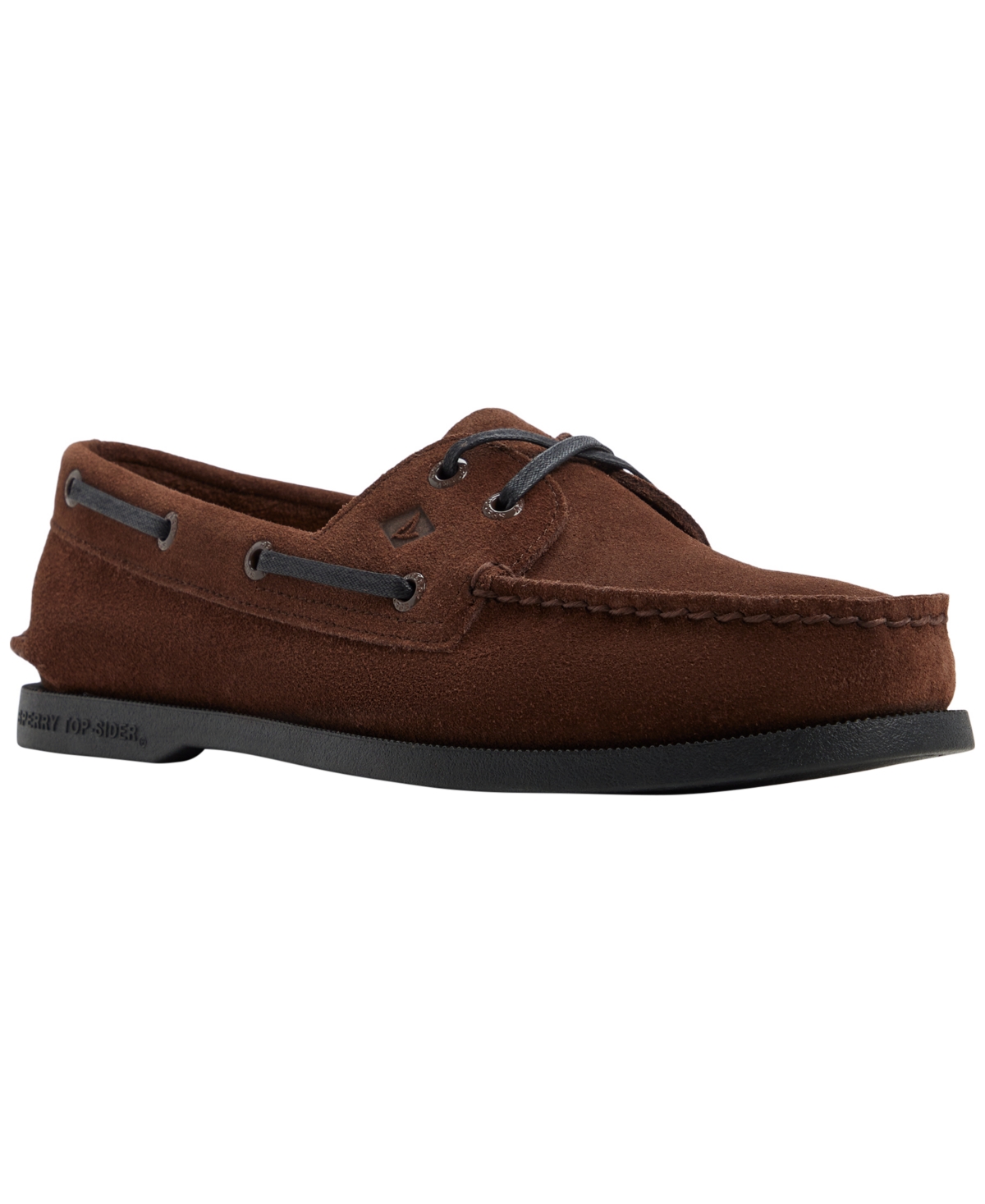Click here for Sperry Mens 2-Eye Lace-Up Boat Shoes - Dark Brown prices
