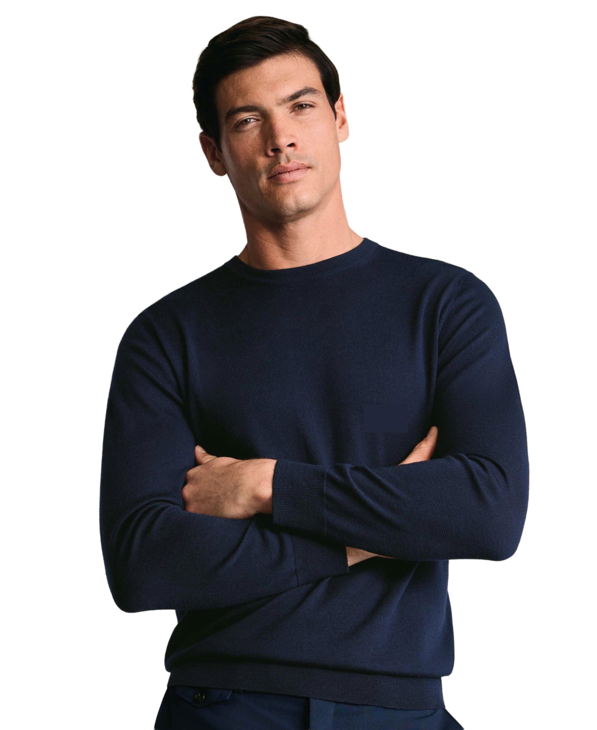 Click here for Charles Tyrwhitt Mens Crewneck Sweater - Navy prices