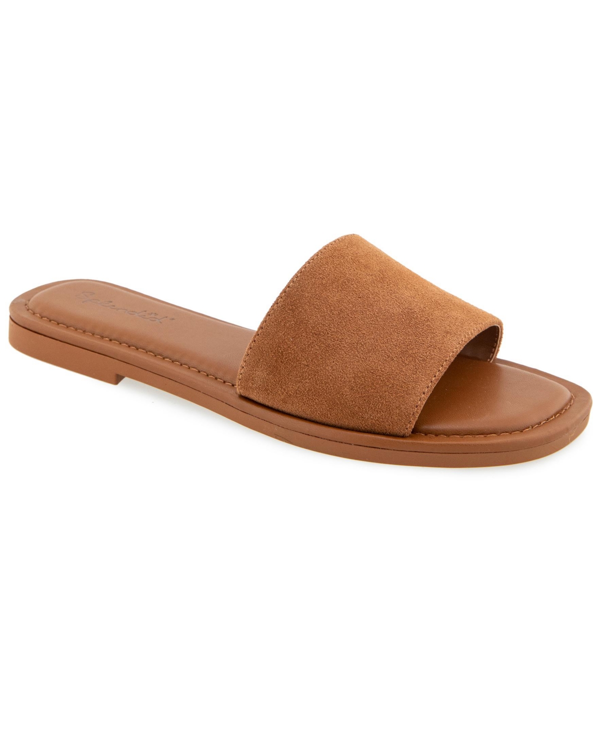 Click here for Splendid Womens Dolly Slide Sandal - Caramel prices