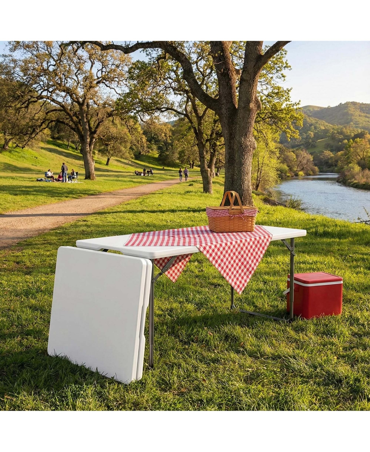 Click here for Boyel Living Folding Table - Compact  Waterproof &... prices