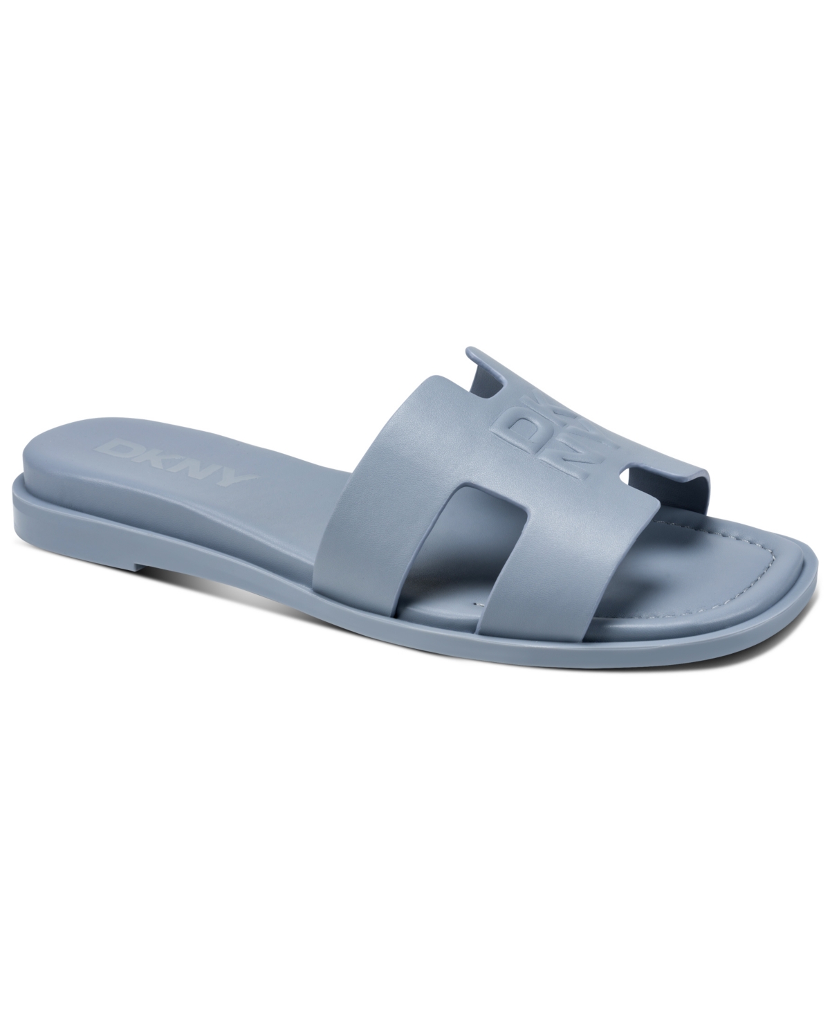 Click here for Dkny Womens Columba Slide Flat Sandals - Slate Blu... prices