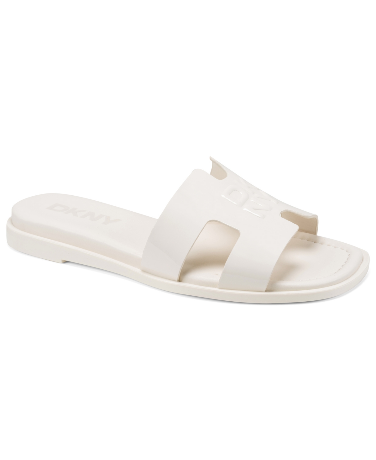 Click here for Dkny Womens Columba Slide Flat Sandals - Coconut prices
