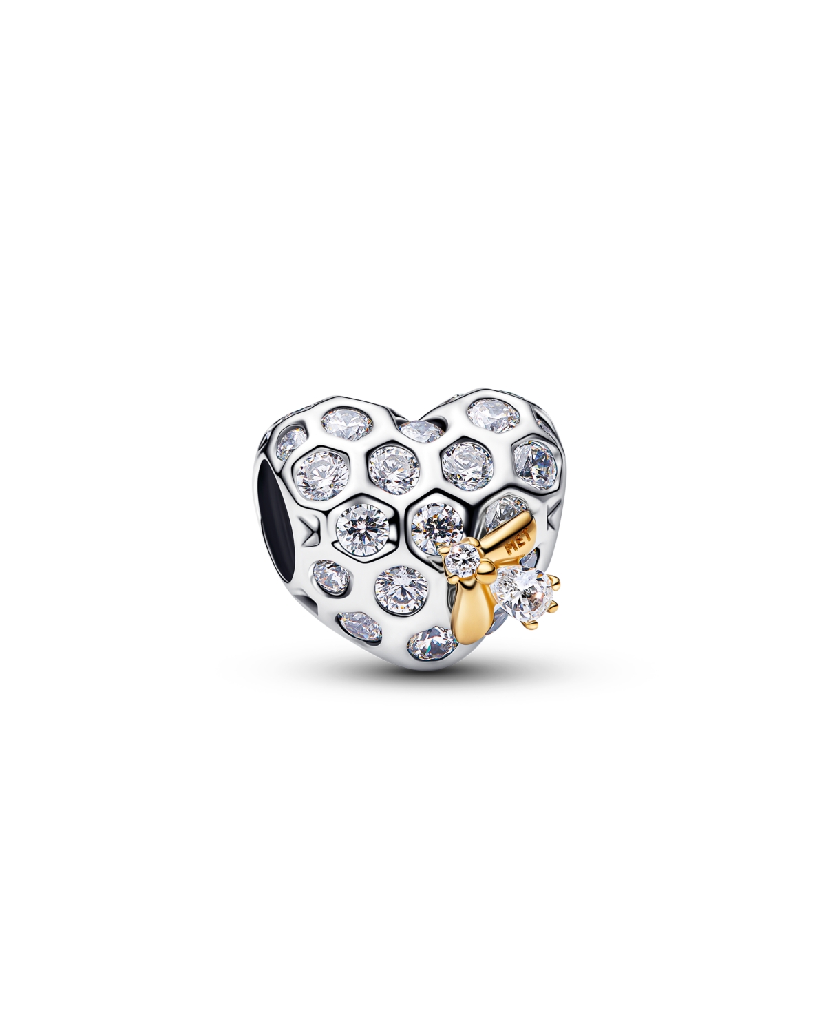 Click here for Pandora x Bridgerton Honeycomb Bee Heart Charm - T... prices