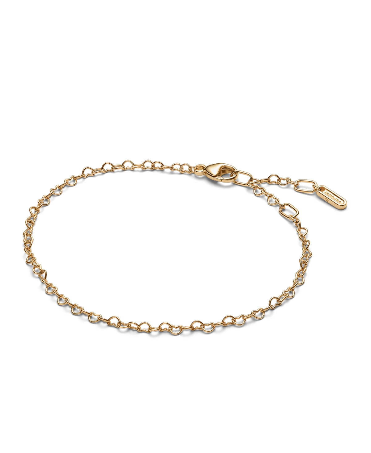 Click here for Pandora Era Linked Hearts Chain Bracelet - Gold prices