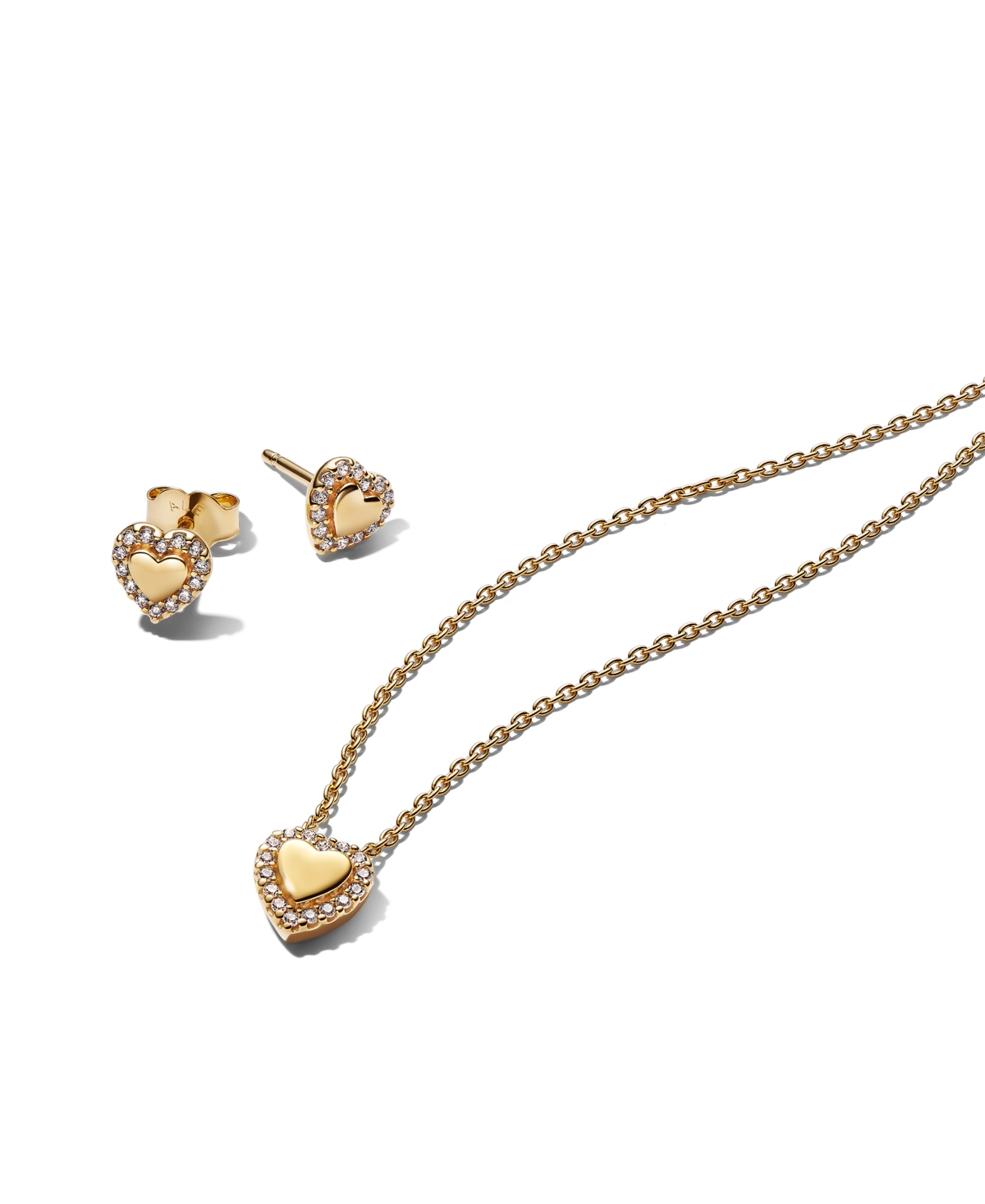 Click here for Pandora Golden Heart Halo Jewelry Gift Set - Gold prices