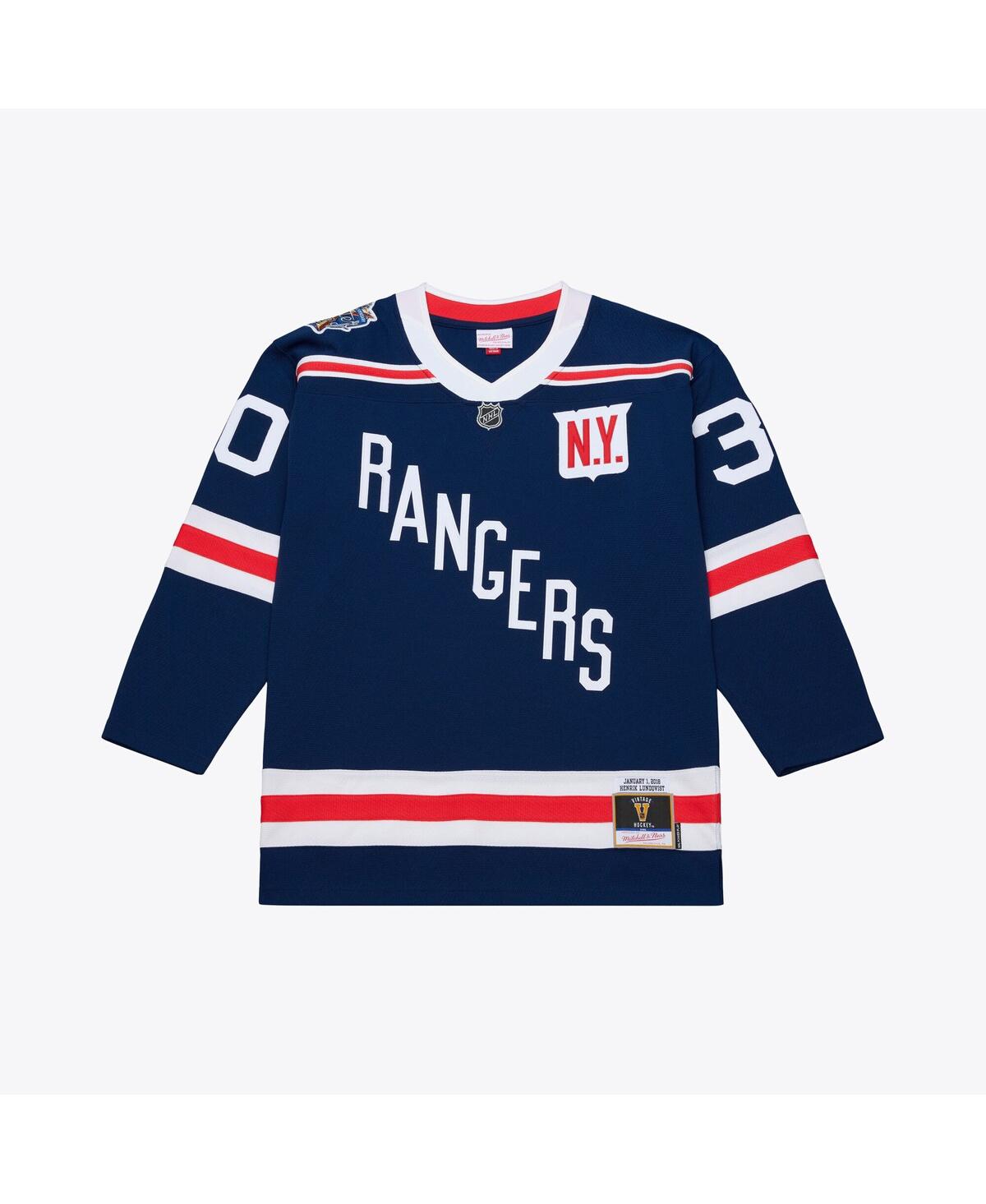 Click here for Mitchell & Ness Mens Henrik Lundqvist Blue New Yor... prices