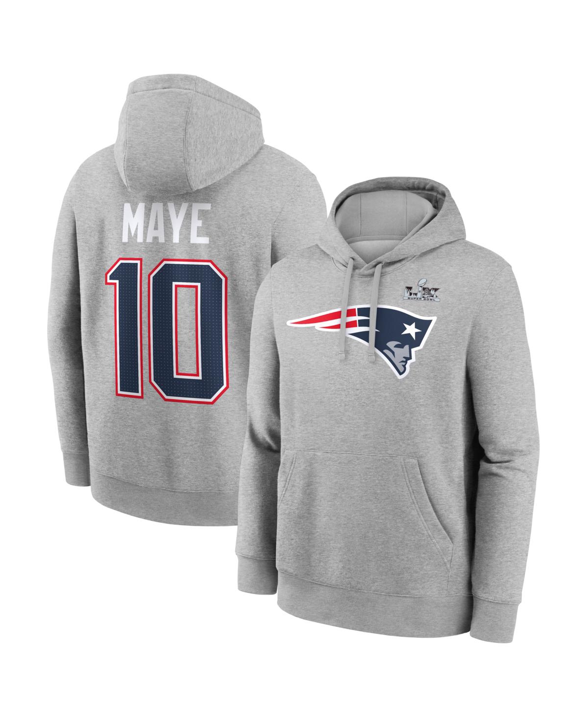 Click here for Nike Mens Drake Maye Heather Gray New England Patr... prices
