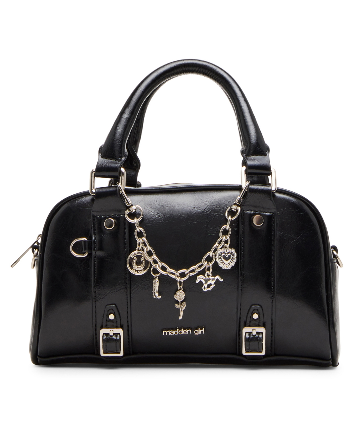 Click here for Madden Girl Leahh Top Handle Bag - Black prices
