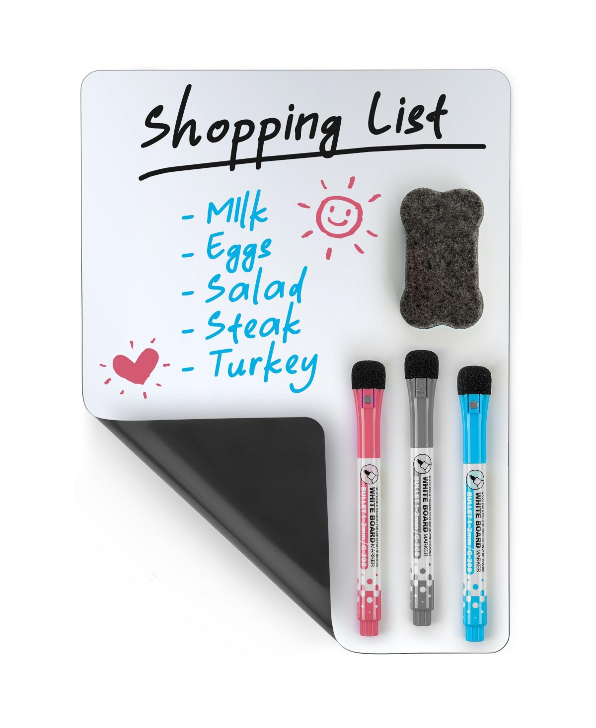 Click here for Zulay Kitchen Mini Magnetic Whiteboard Sheet with... prices