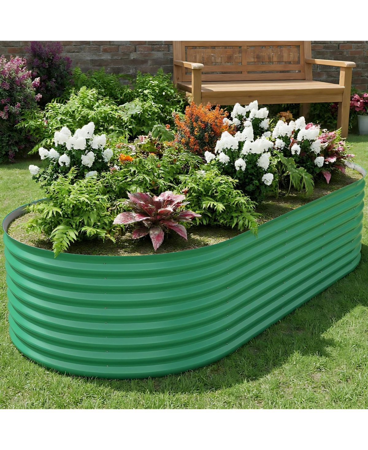 Click here for gaomon 6x3x2 ft Galvanized Metal Raised Garden Bed... prices