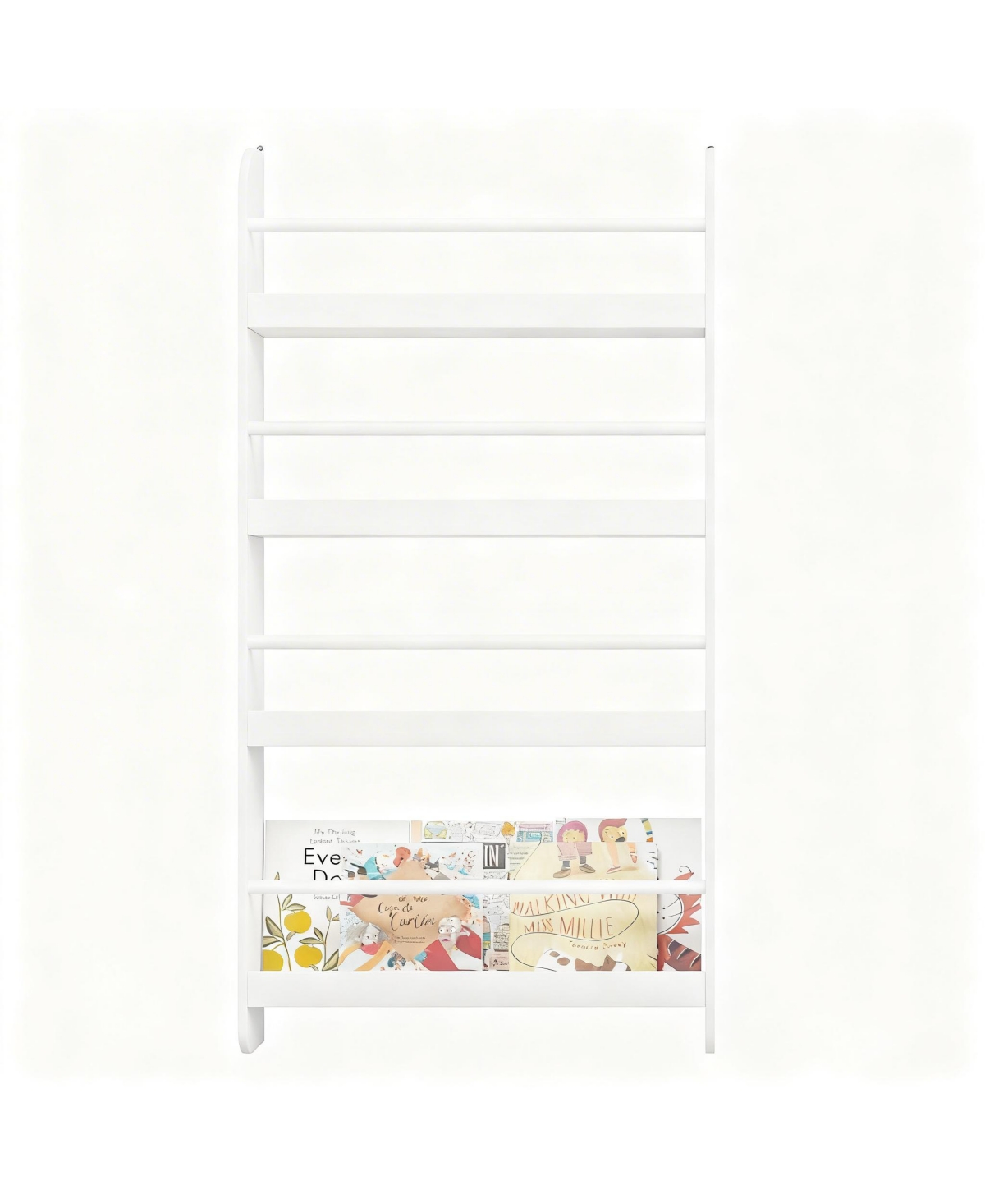 Click here for Yigii Wall-Mounted 4-Tier Bookshelf: Space-Saving... prices