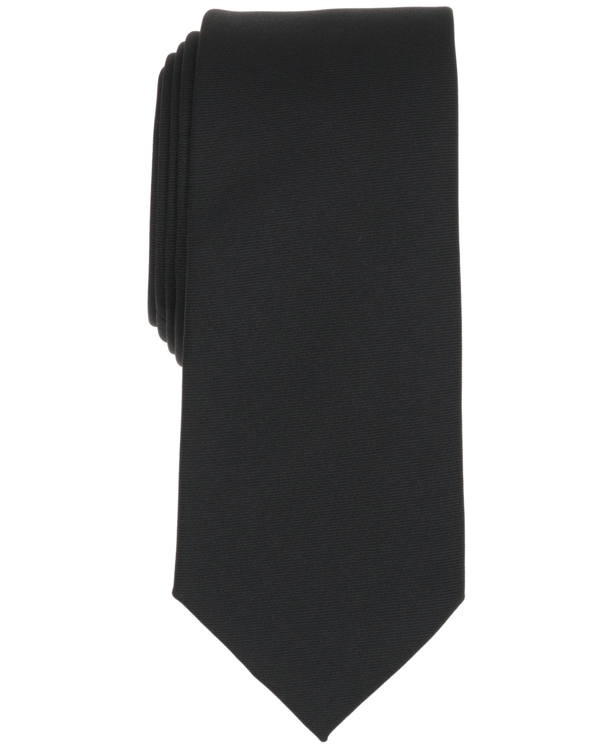 Click here for Penguin Mens Bricker Solid Skinny Tie - Black prices