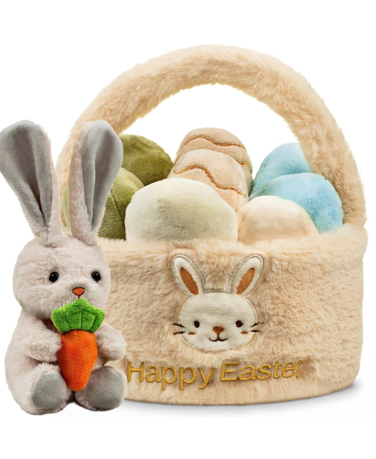 Click here for Sperric Easter Plush Bunny with Carrot & Easter Eg... prices