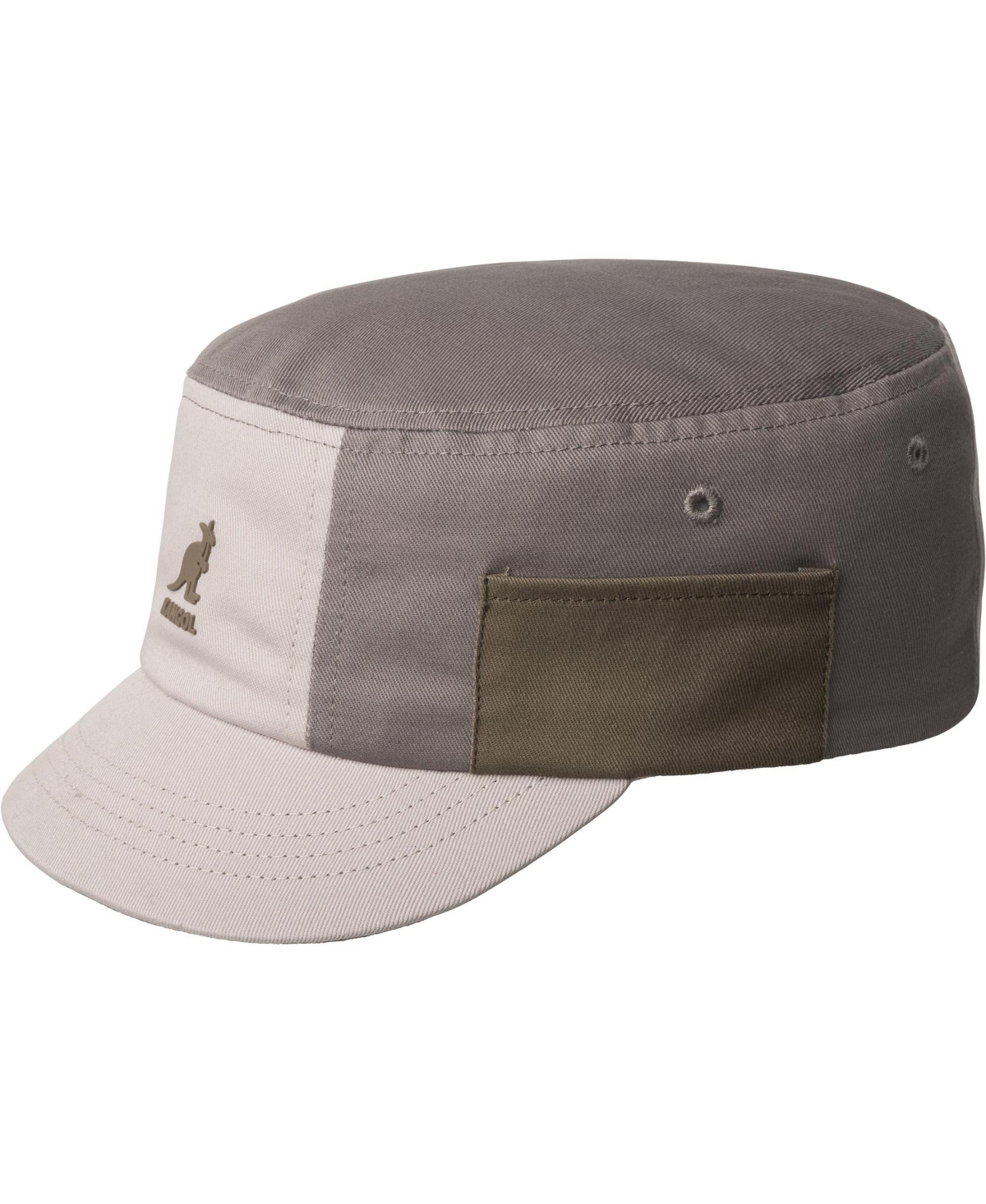 Click here for Kangol Mens Cargo Colors Army Cap - Light grey mul... prices